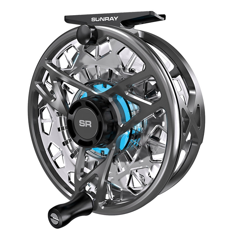 Lock Fly Reel System Blue