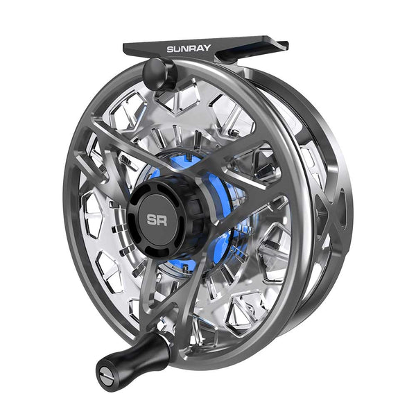 Lock Fly Reel Blue Hub Only