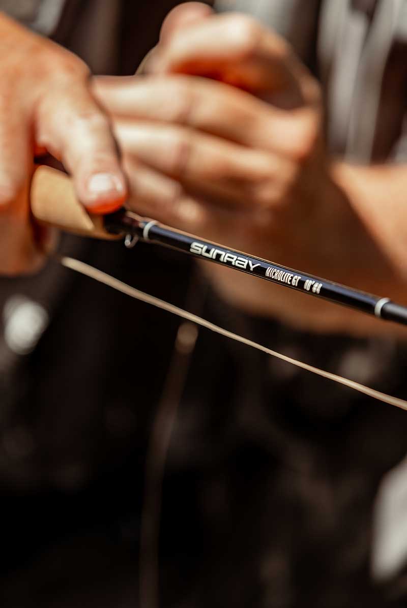 Sunray Microlite GT Ultra Light Rod #0 - #5 Torzite Stripping Guides ...